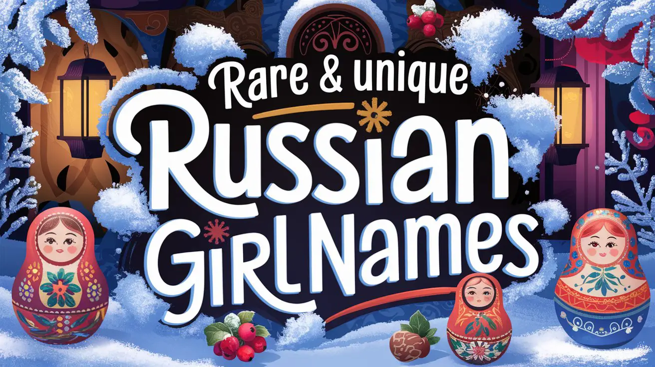 200+ Rare & Unique Russian Girl Names (Beautiful Slavic Treasures for ...