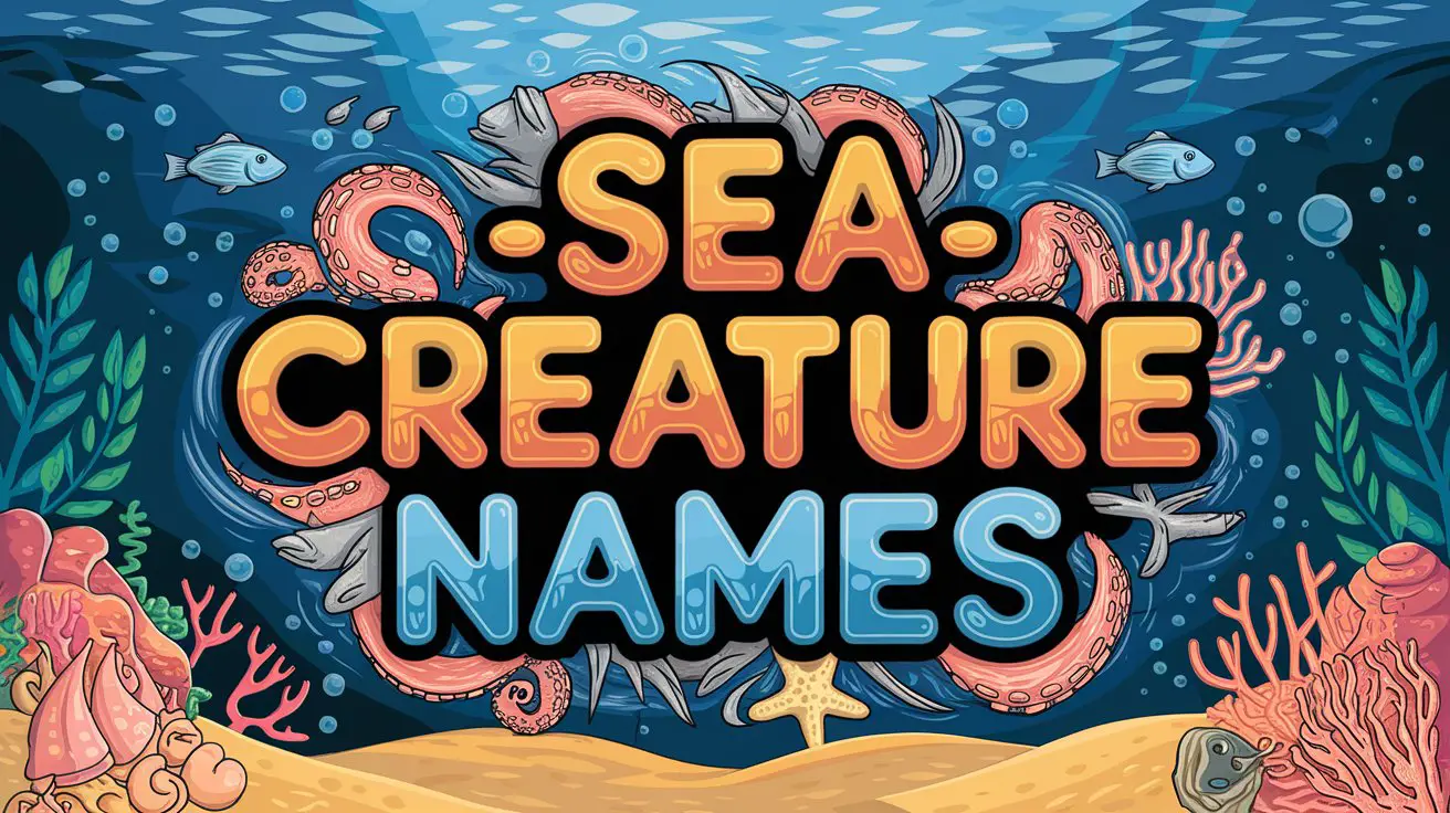 Sea Creature Names (300+ Mythical, Powerful & Adorable Aquatic Options)