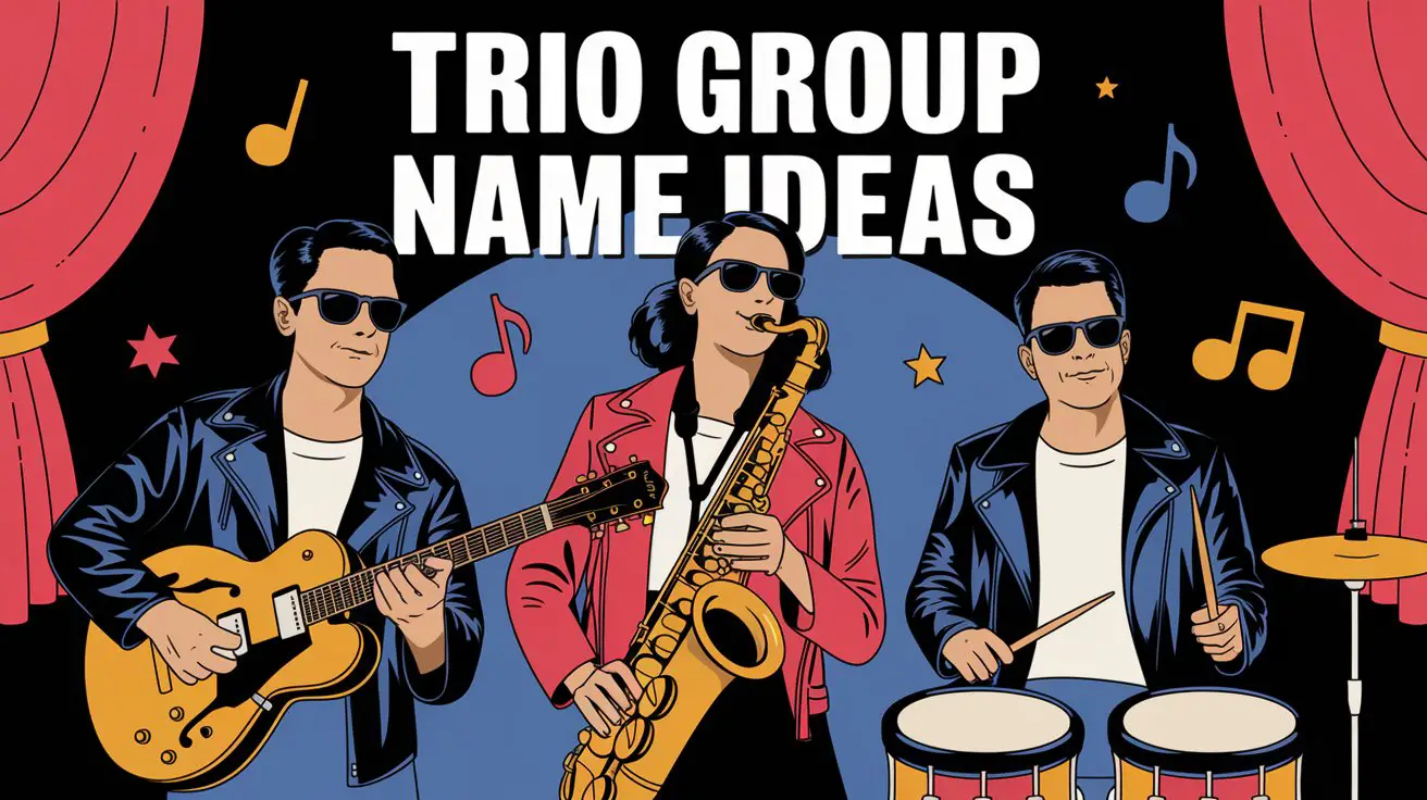 Trio Group Name Ideas (300+ Clever, Funny & Cool Names)