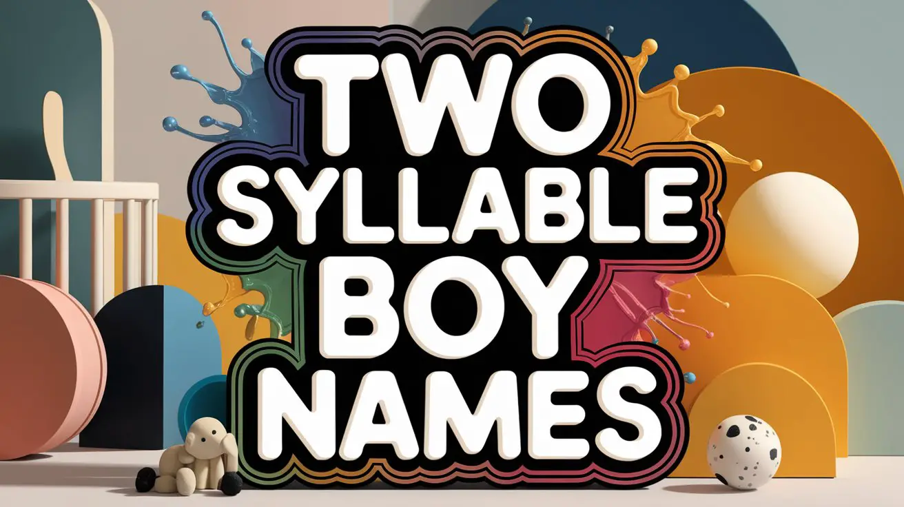 Two Syllable Boy Names (300+ Simple, Strong Choices)