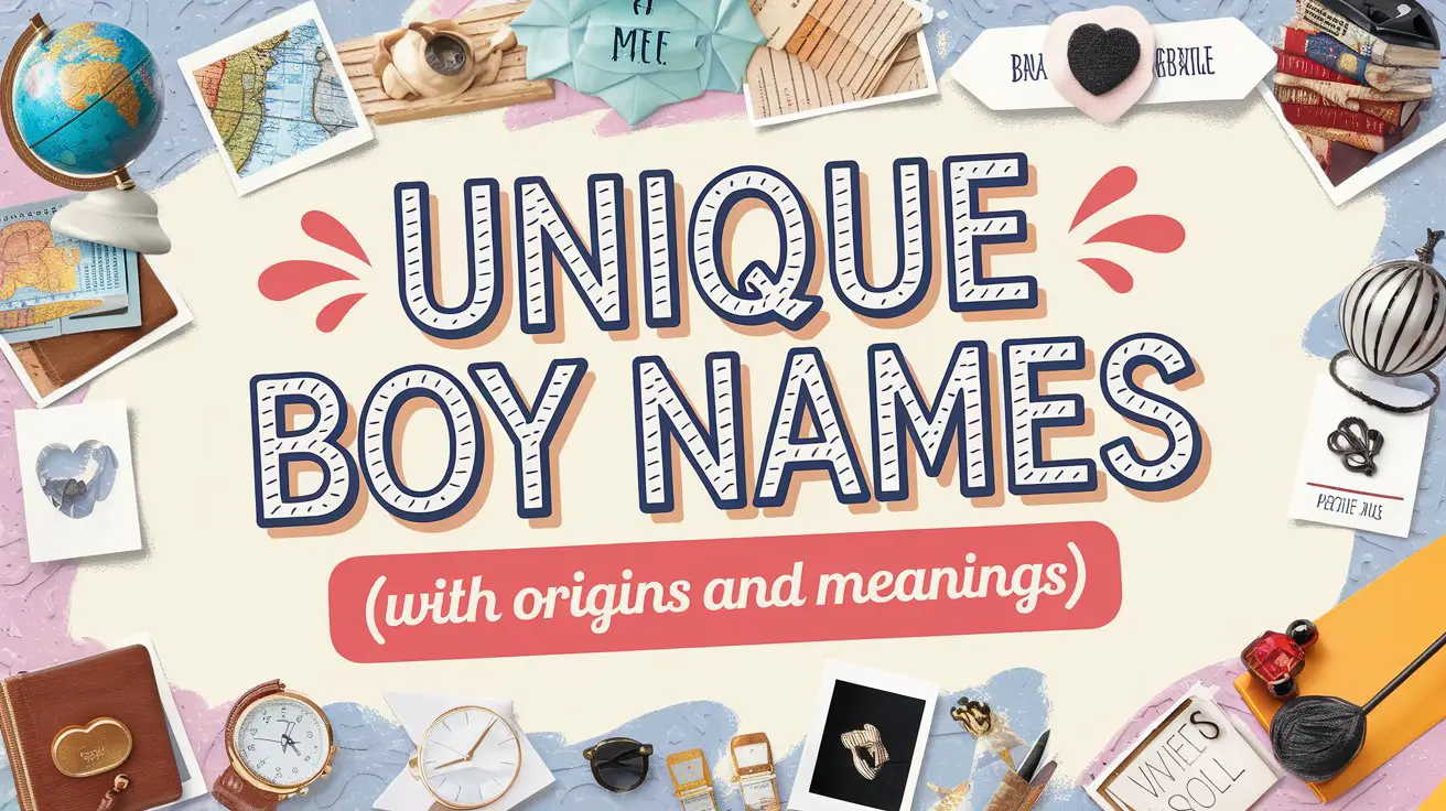 300+ Unique Baby Boy Names (with Origins and Meanings)