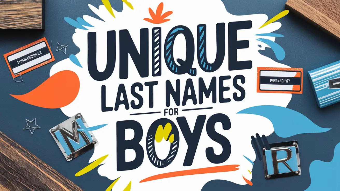 200+ Unique Last Names for Boys (with Meanings)