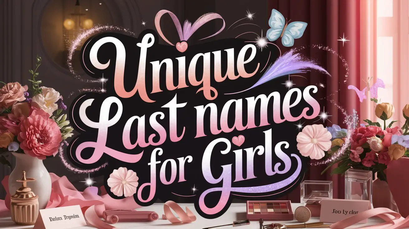 200+ Unique Last Names for Girls (Beautiful Surnames)