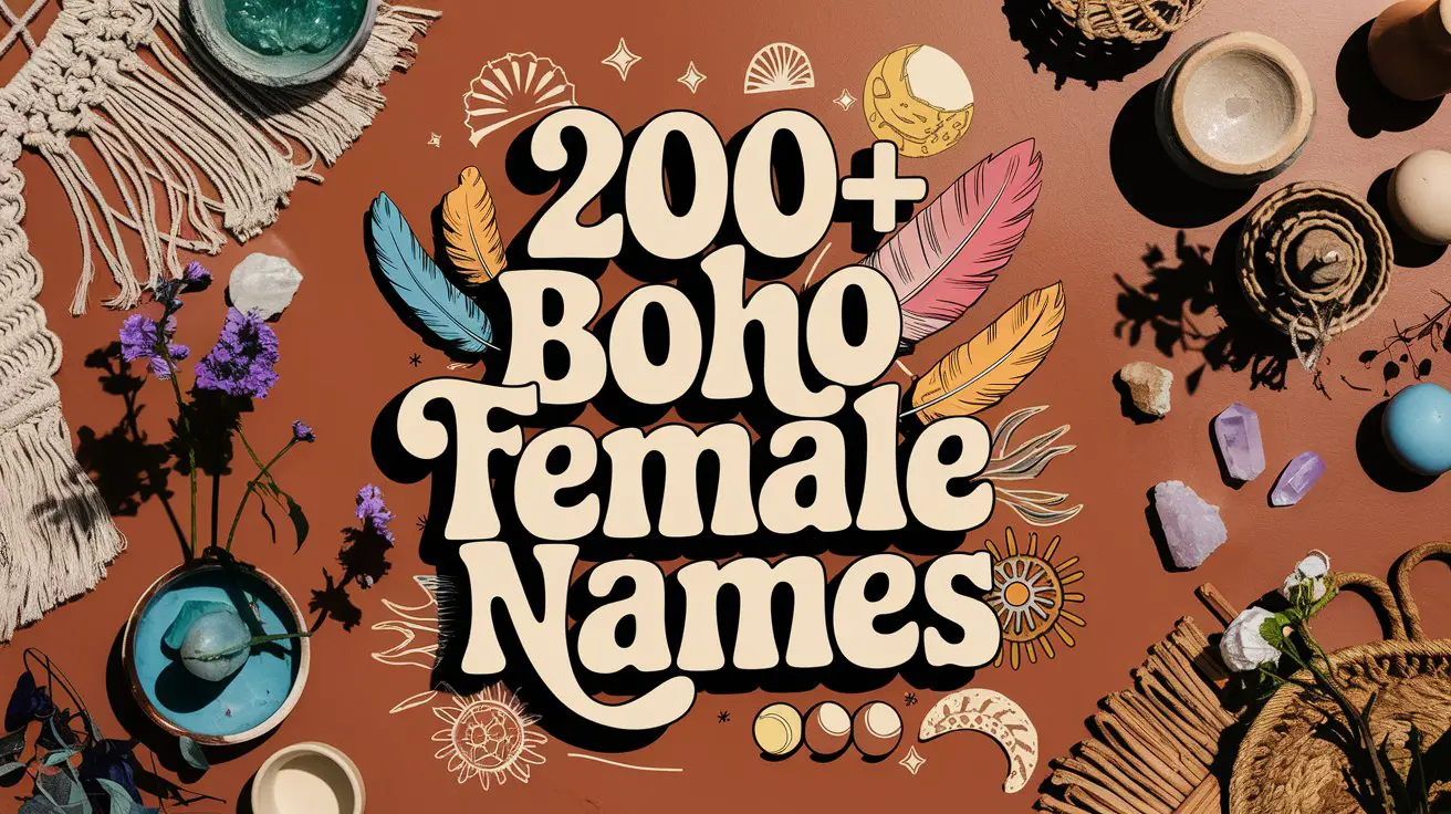 200+ Boho Female Names (Free-Spirited Monikers)