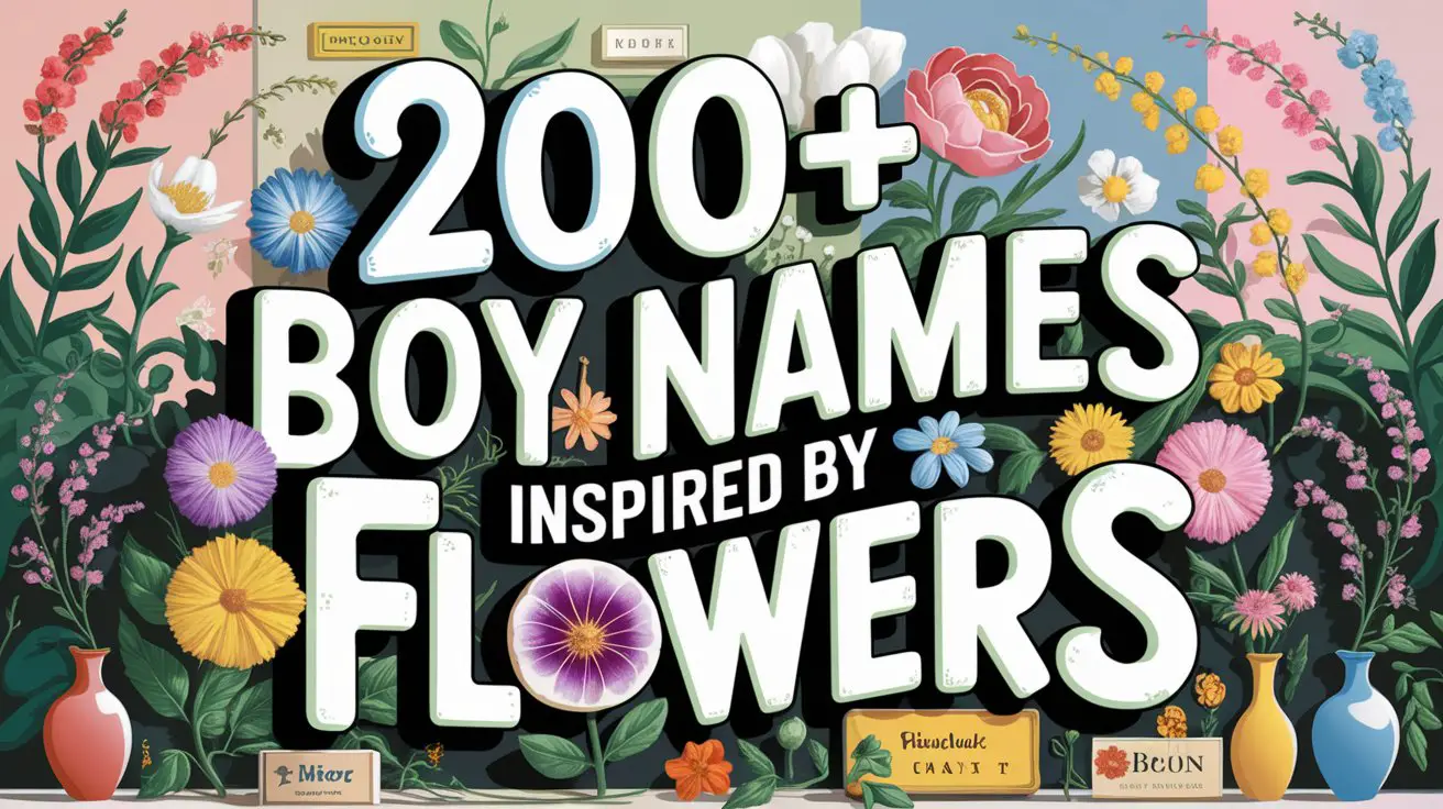 200+ Boy Names Inspired By Flowers (Beautiful Botanical Names)