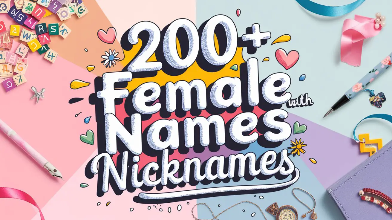 200+ Female Names with Nicknames (with Meanings & Origins)