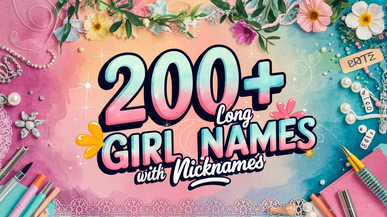 200+ Long Girl Names with Nicknames (from Classic to Modern)