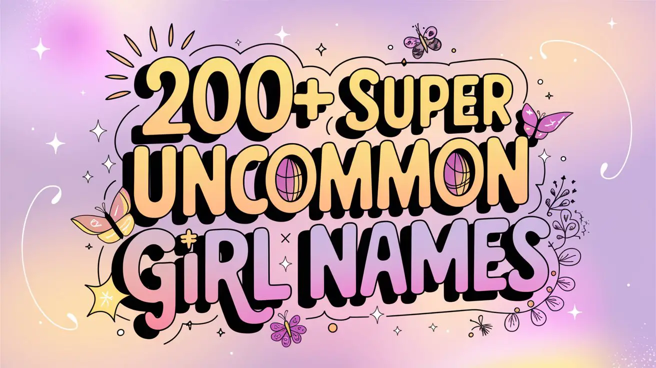 Super Uncommon Girl Names (200+ Rare & Beautiful Choices)