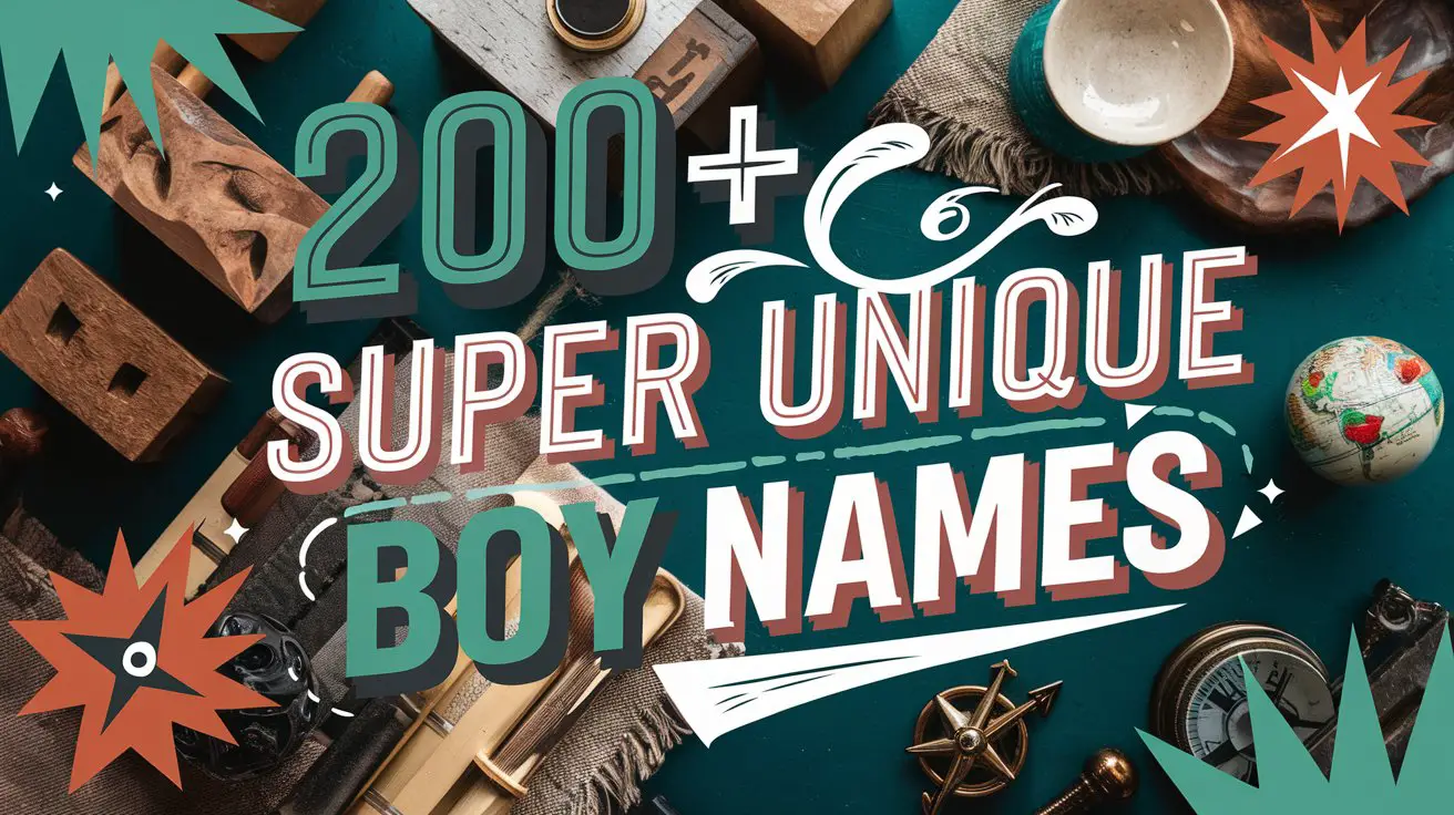 200+ Super Unique Boy Names That Stand Out