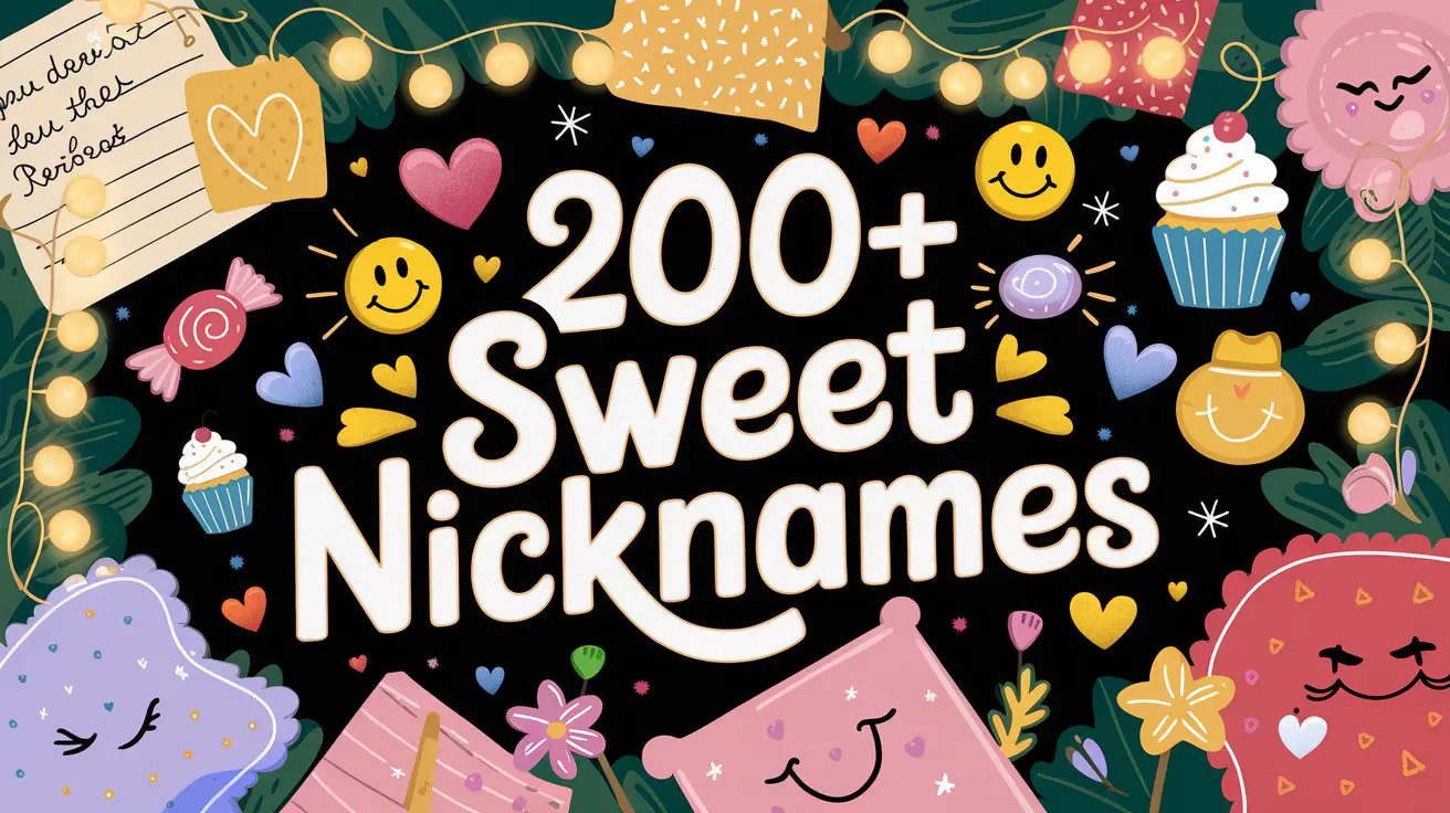 Sweet Nicknames (200+ Romantic, Cute, and Playful Names)