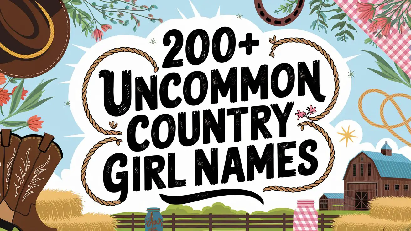 200+ Uncommon Country Girl Names (That Capture Southern Charm and Wild ...