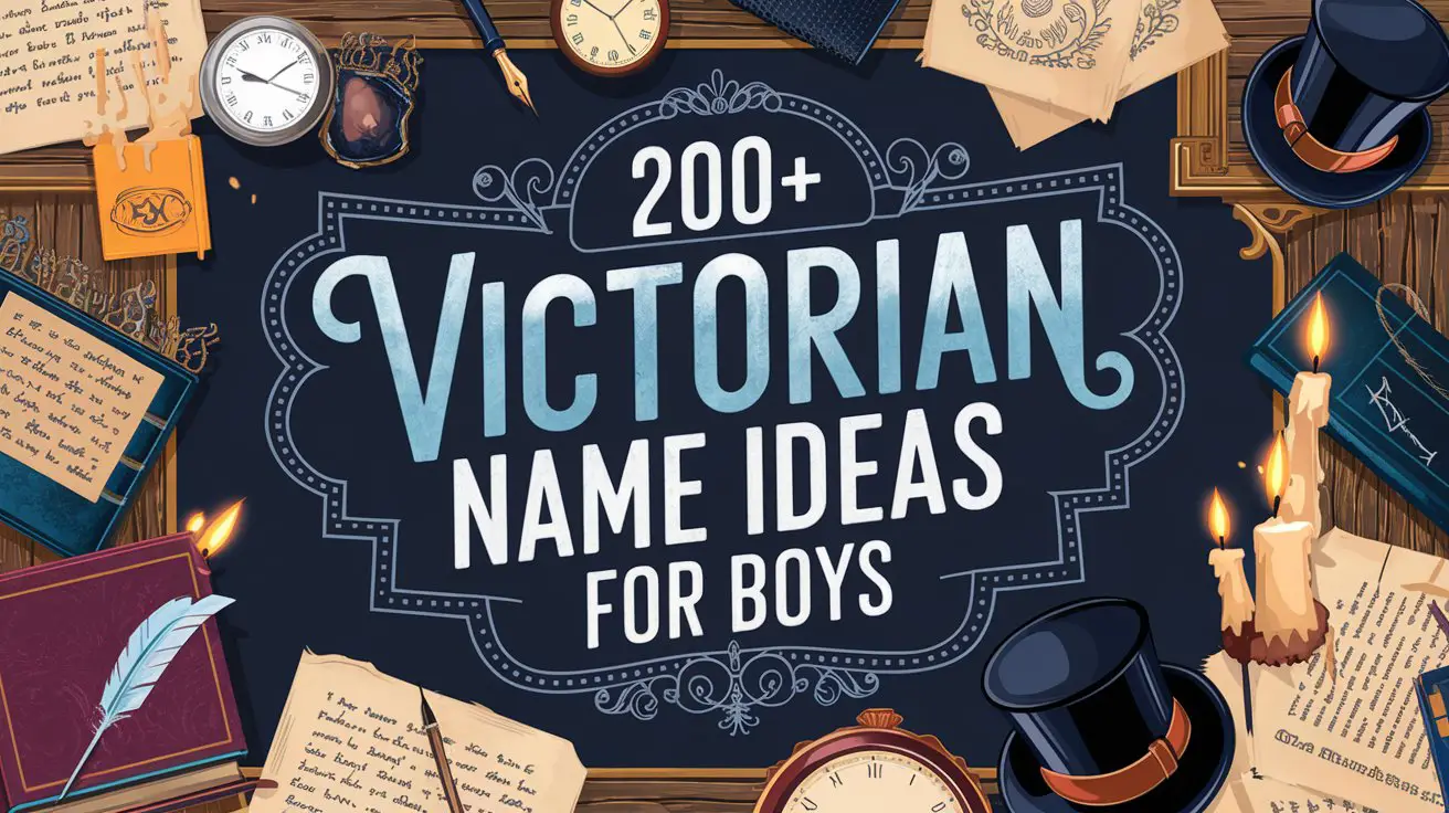 Victorian Name Ideas for Boys (200+ Royal & Romantic Choices)