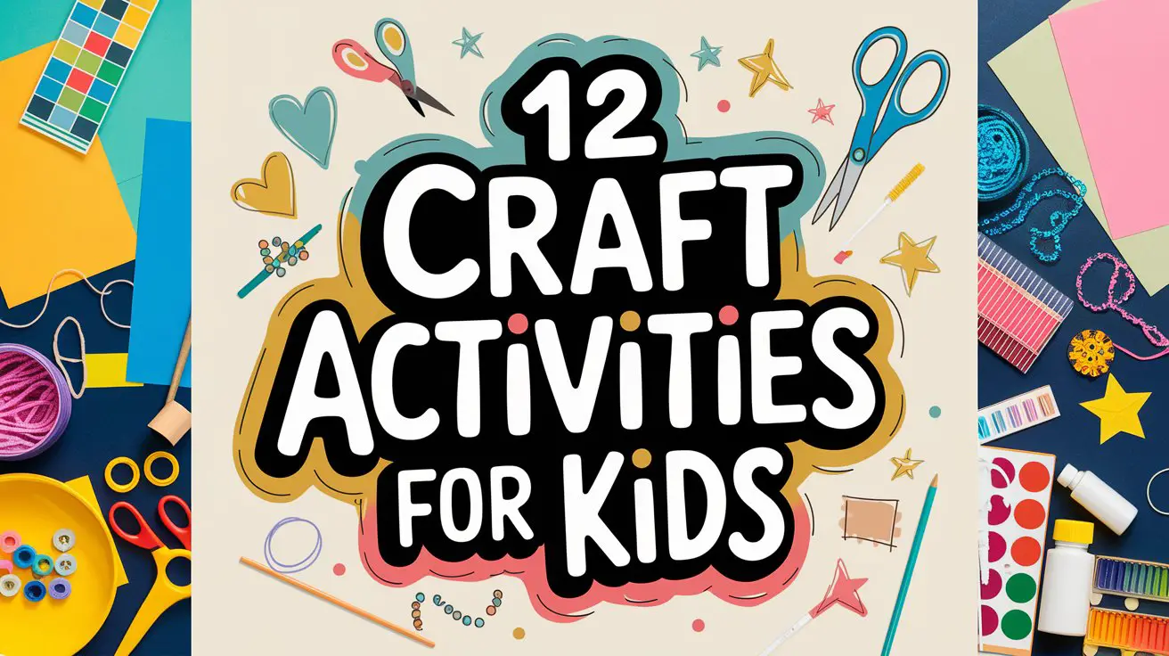 Craft Activities for Kids: 12 Fun Projects That Actually Keep Them Busy