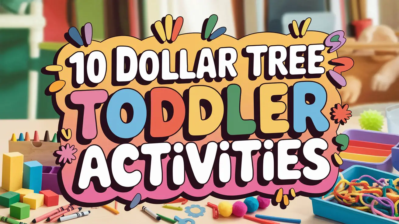 Dollar Tree Toddler Activities: 10 Budget-Friendly Ideas That Actually Work