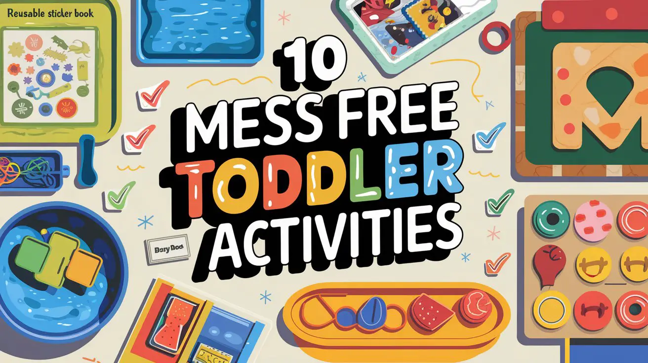 Mess Free Toddler Activities That Actually Keep Little Ones Engaged
