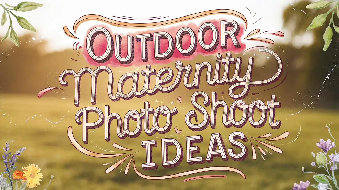 Outdoor Maternity Photo Shoot Ideas: 15 Stunning Ways to Capture Your ...