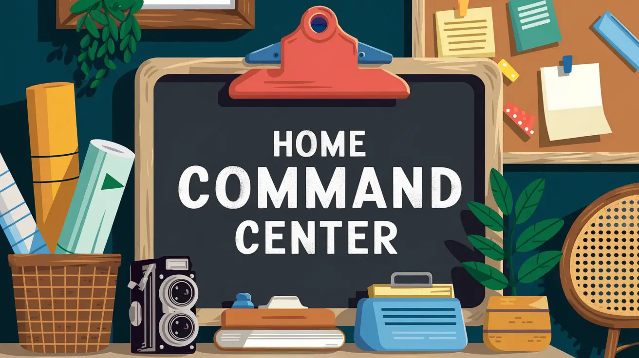 Command Center Ideas: 10 Genius Ways to Organize Your Family's Chaos