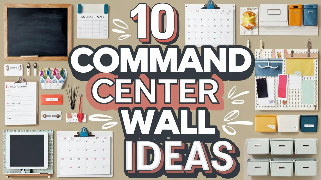 Command Center Wall Ideas: 10 Stylish Ways to Organize Your Home