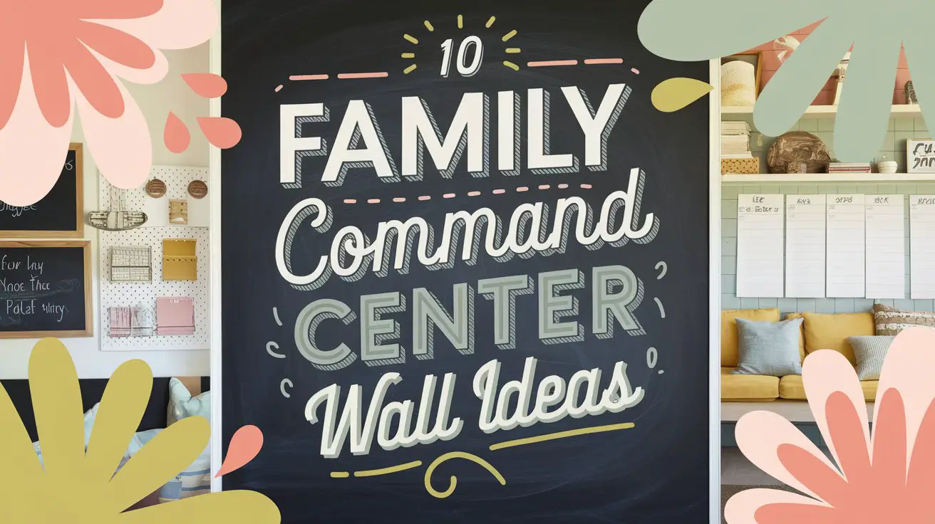 Family Command Center Wall Ideas: 10 Genius Ways to Organize Your Home