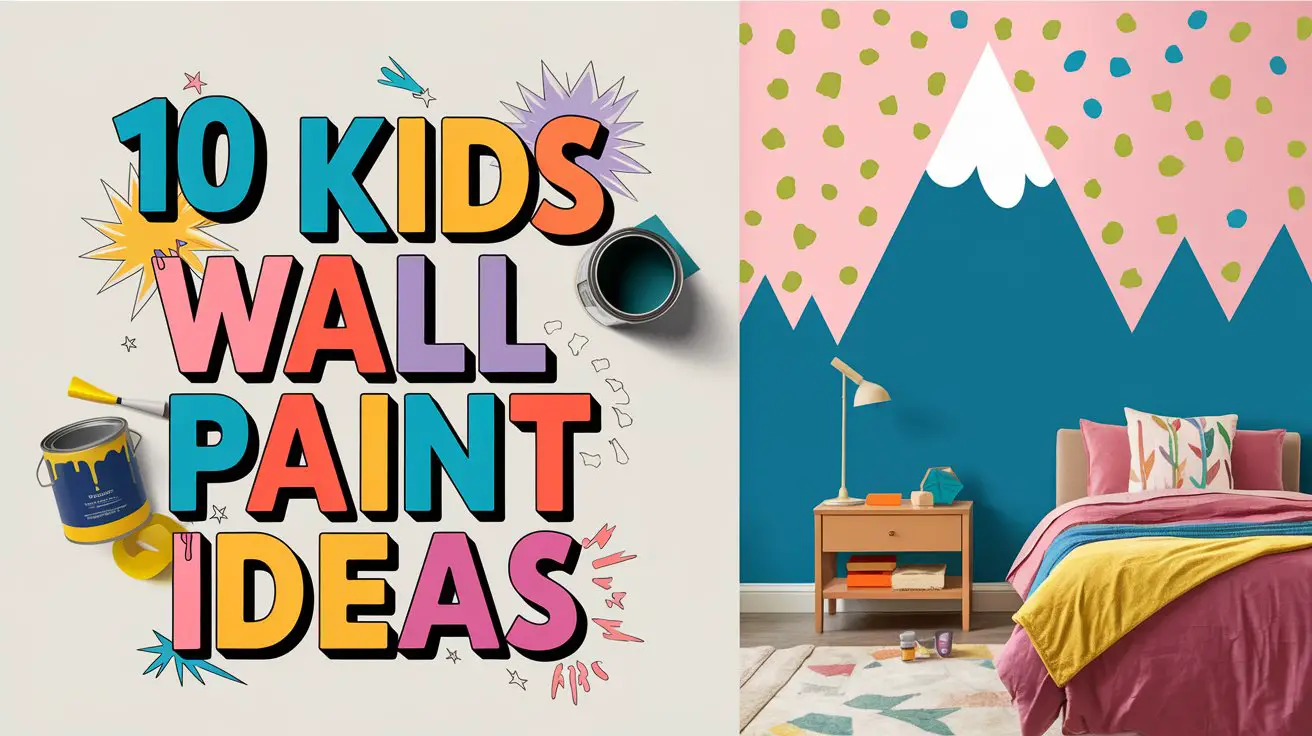 Kids Wall Paint Ideas: 10 Creative Designs to Transform Their Bedroom