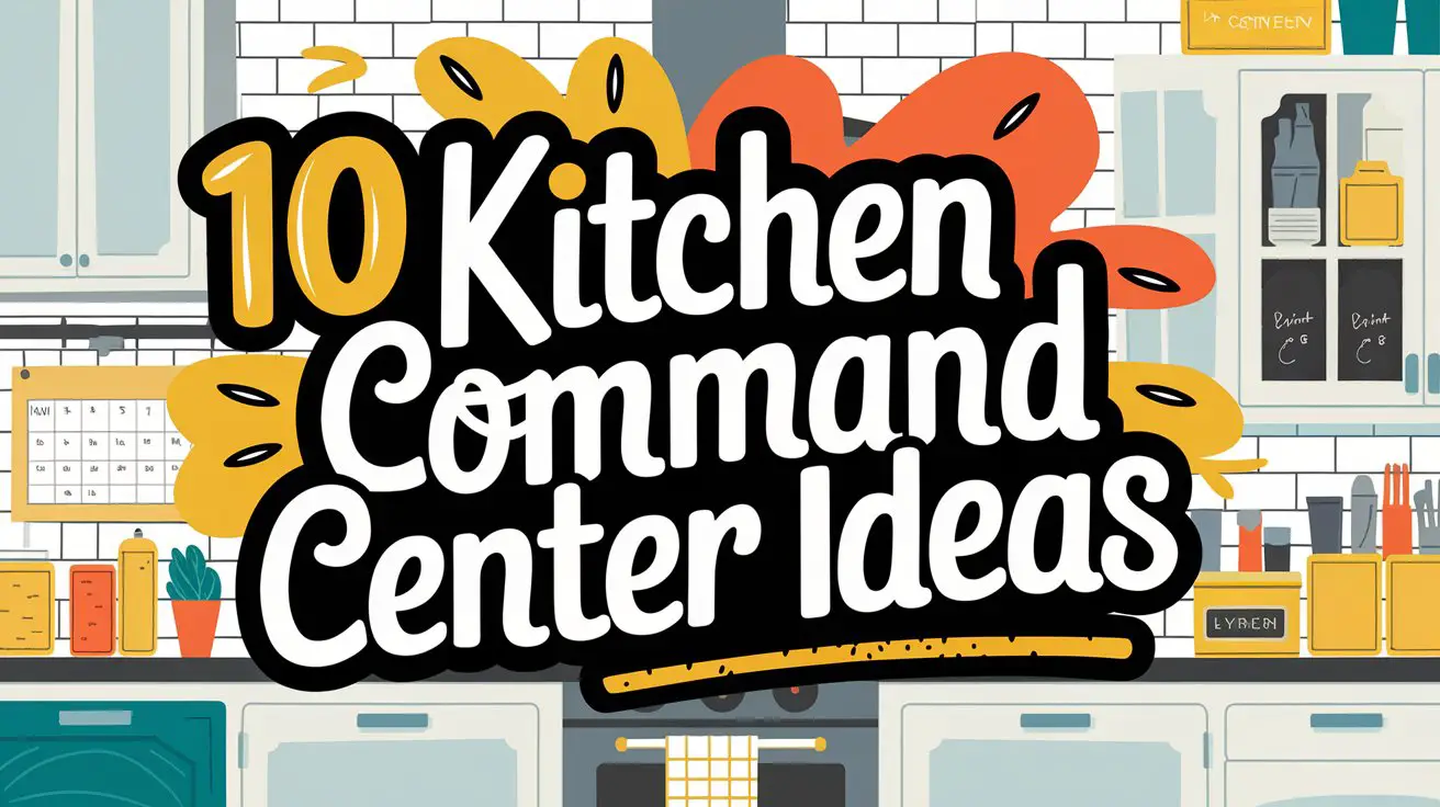 Kitchen Command Center Ideas: 10 Genius Ways to Organize Your Family's ...