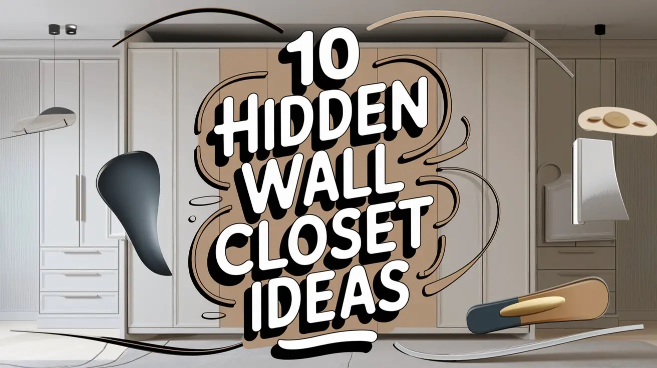 Hidden Wall Closet Ideas: 10 Genius Ways to Maximize Space in Any Room