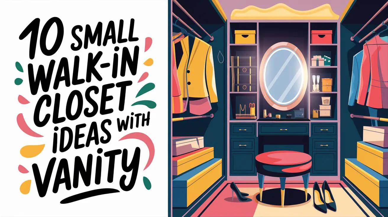 Small Walk-In Closet Ideas With Vanity: 10 Ways to Create Your Dream ...