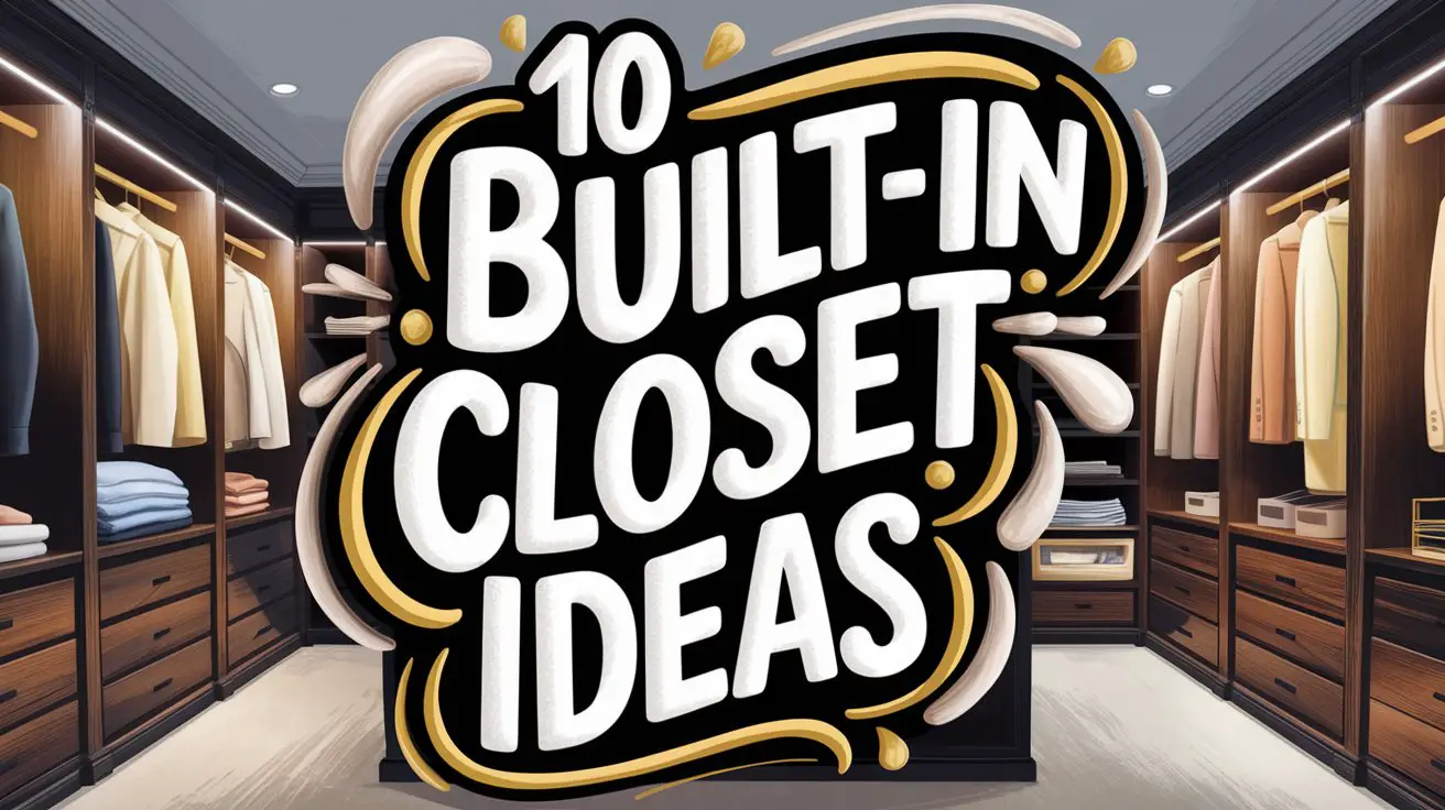 Built-In Closet Ideas: 10 Wall Designs That Transform Every Bedroom