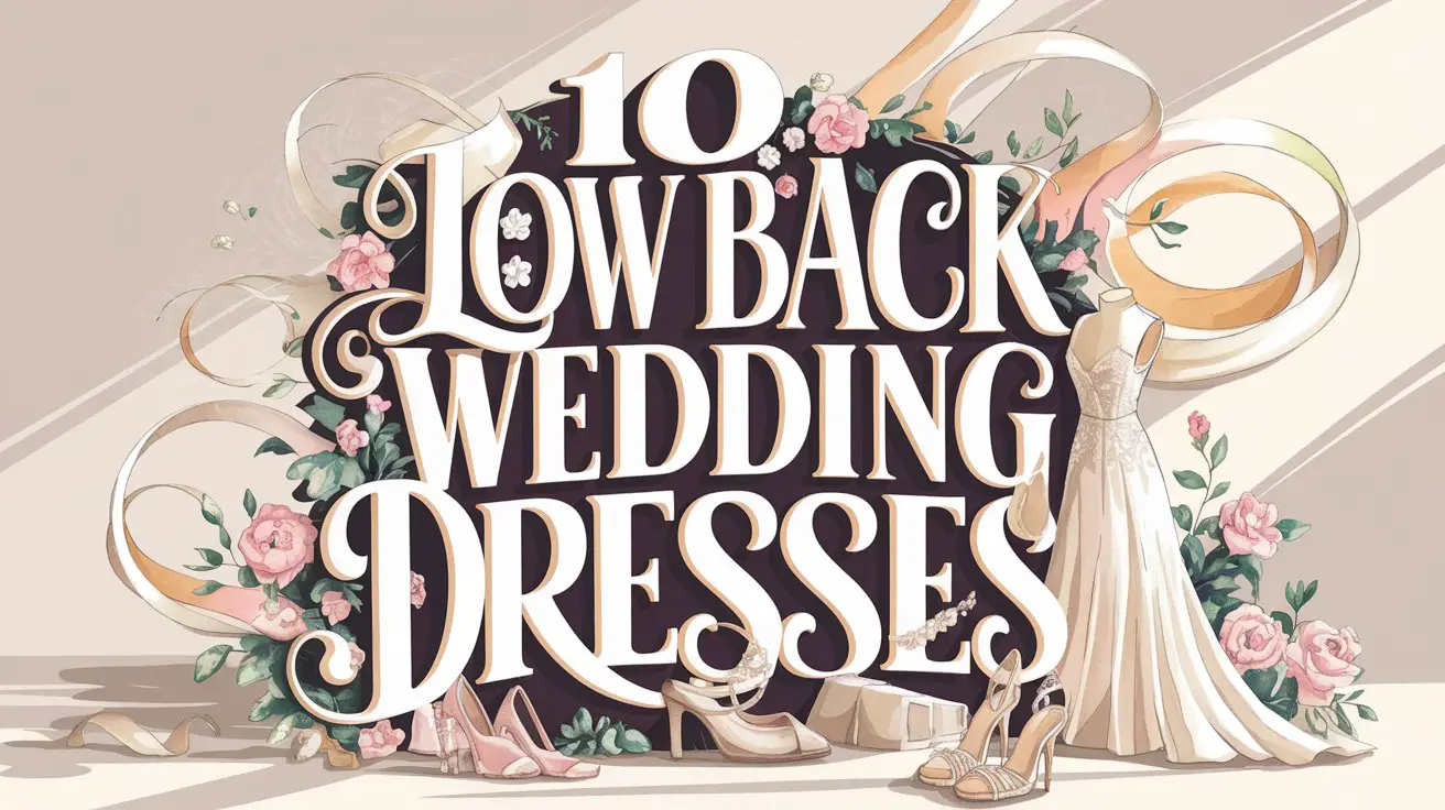 Low Back Wedding Dresses: 10 Stunning Styles That Will Leave Everyone ...