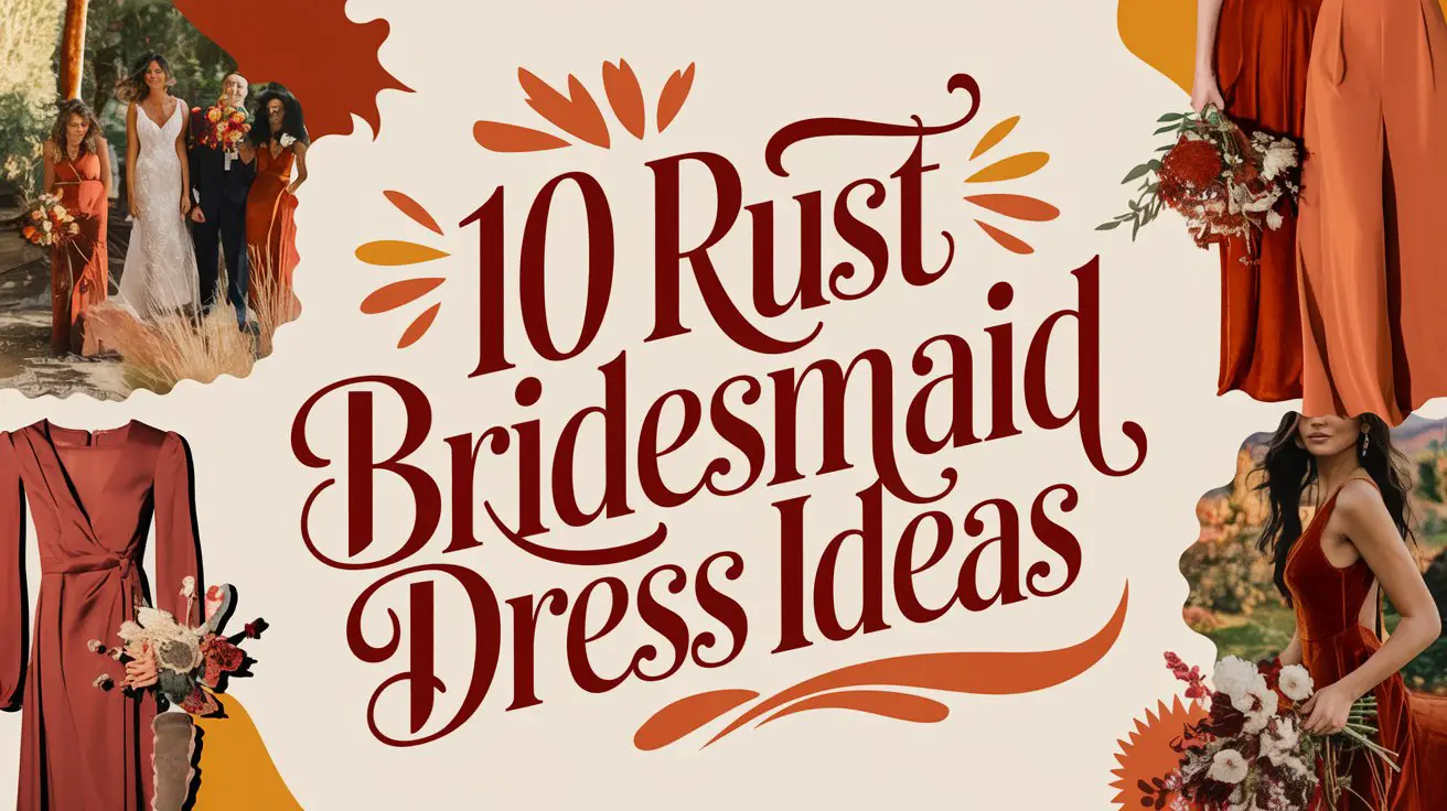 Rust Bridesmaid Dress Ideas: 10 Stunning Looks Your Wedding Party Will ...