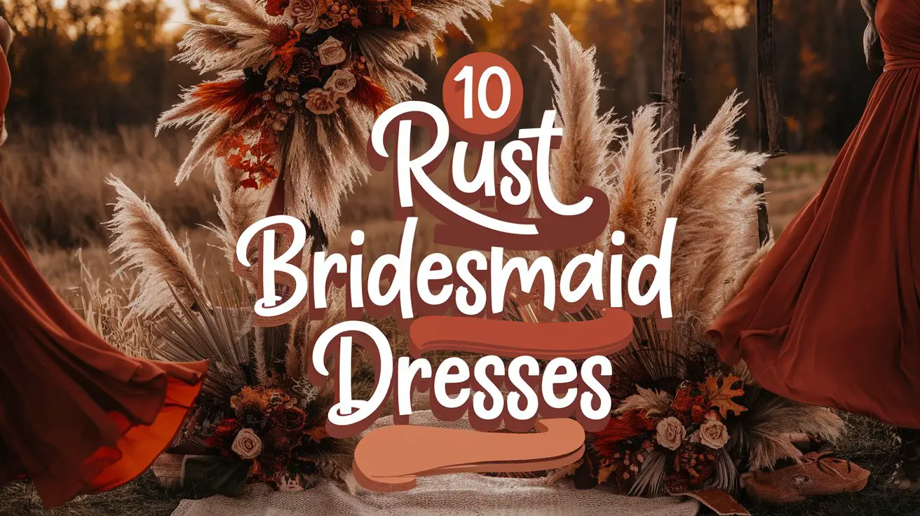 Rust Bridesmaid Dresses: 10 Stunning Styles Your Whole Squad Will ...
