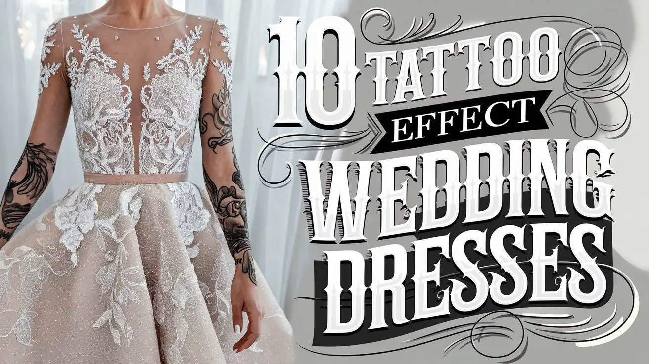 Tattoo Effect Wedding Dresses: 10 Breathtaking Gowns for the Boldly ...